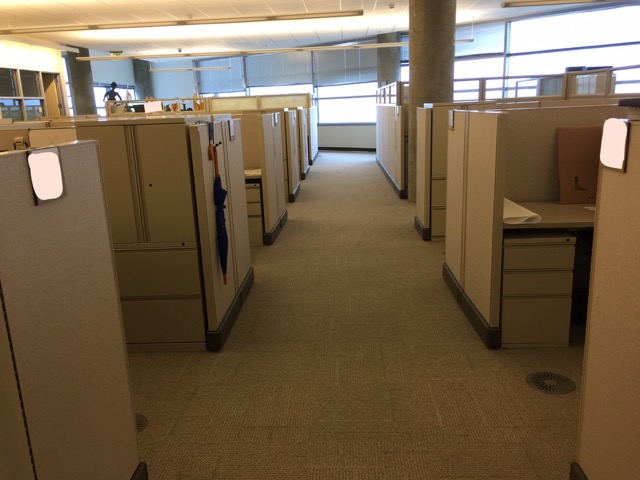 Herman MIller AO2 Cubicles with Tower | UsedCubicles.com