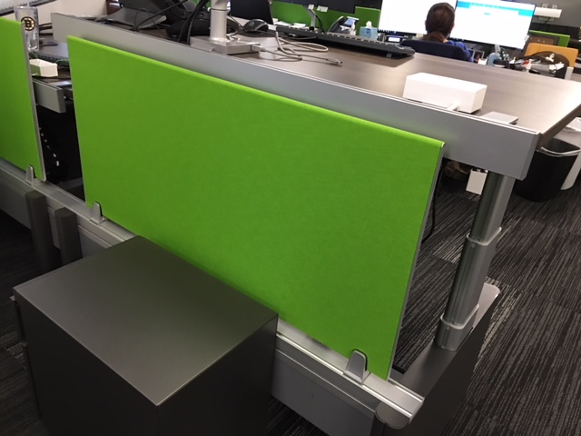Steelcase Bivi Height Adjustable Benching Cubicles | UsedCubicles.com