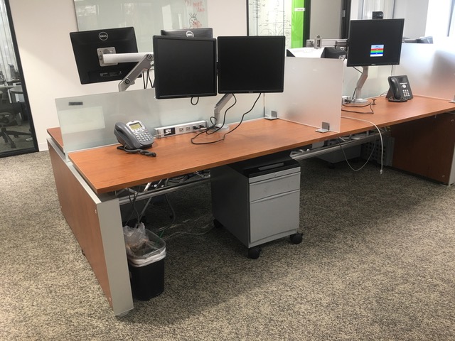Teknion Benching Cubicles | UsedCubicles.com