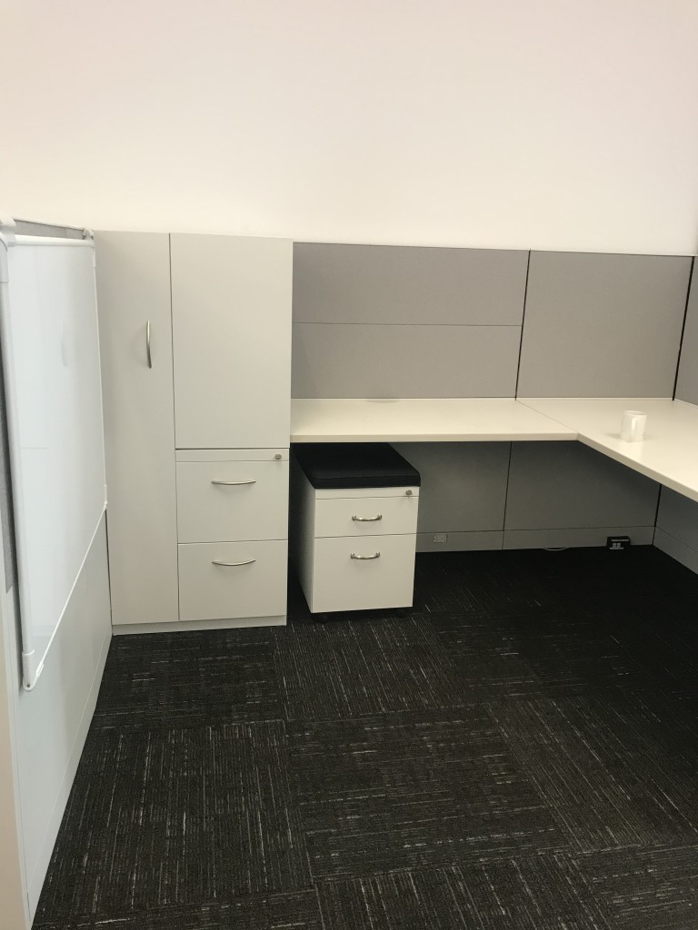 Steelcase Answer Cubicles w / Tower - Free Task Chair | UsedCubicles.com