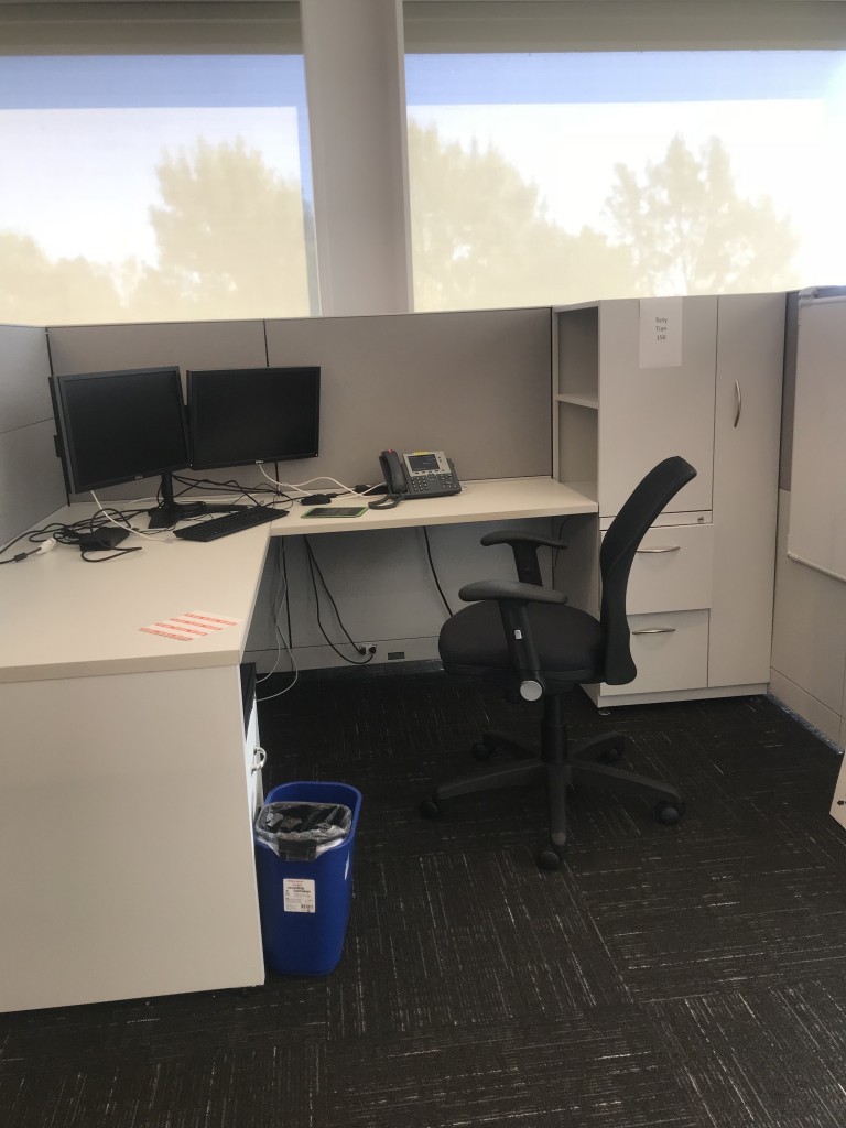 Steelcase Answer Cubicles w / Tower - Free Task Chair | UsedCubicles.com