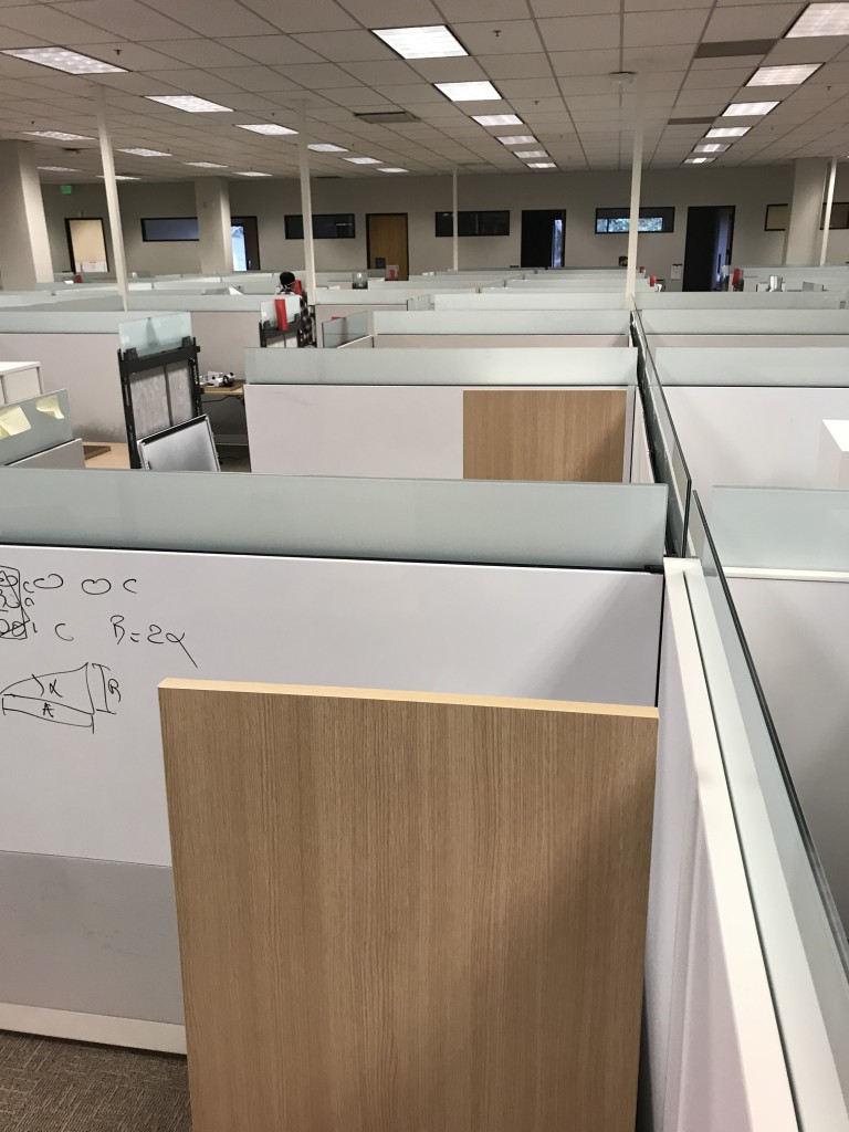Steelcase Answer Cubicles, 6X8 With Adjustable Height Desk ...