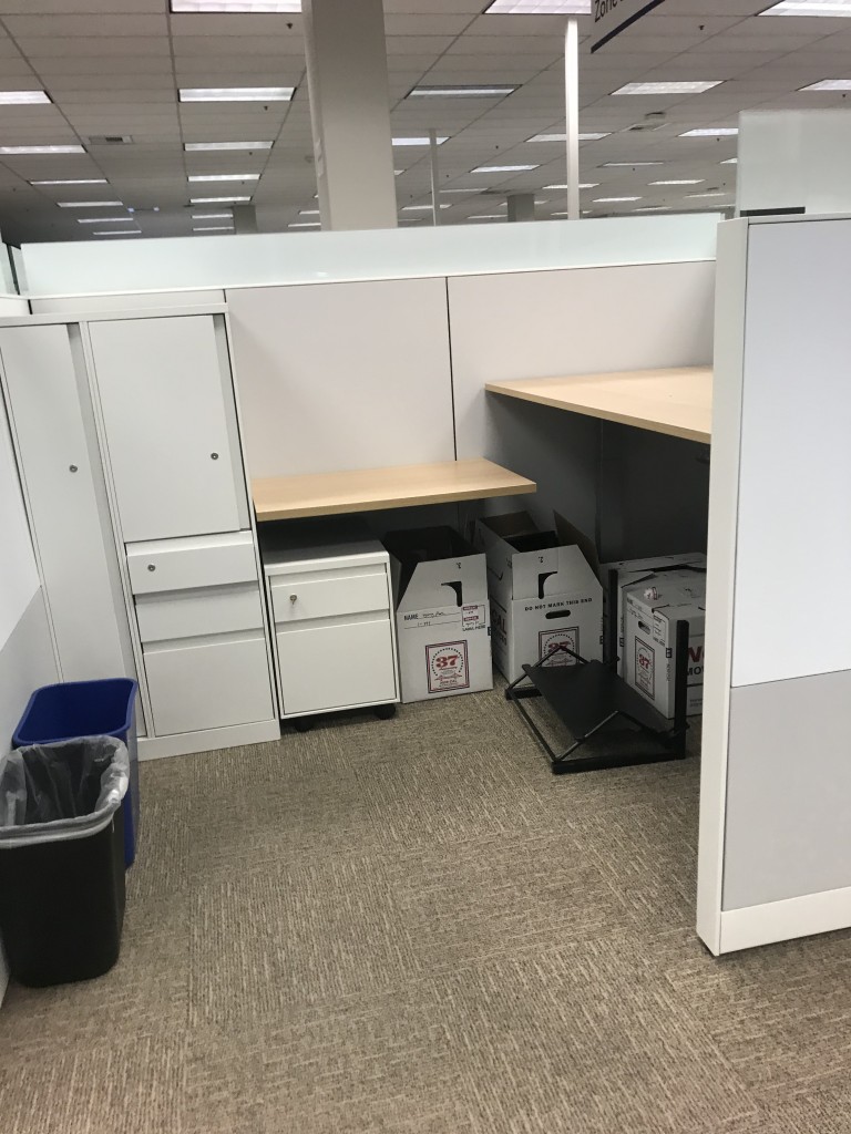 Steelcase Answer Cubicles, 6X8 With Adjustable Height Desk ...