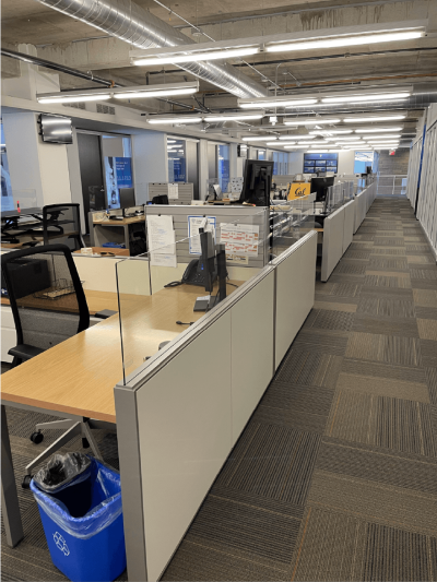 Modern, Haworth Compose Cubicles 6X6 | UsedCubicles.com